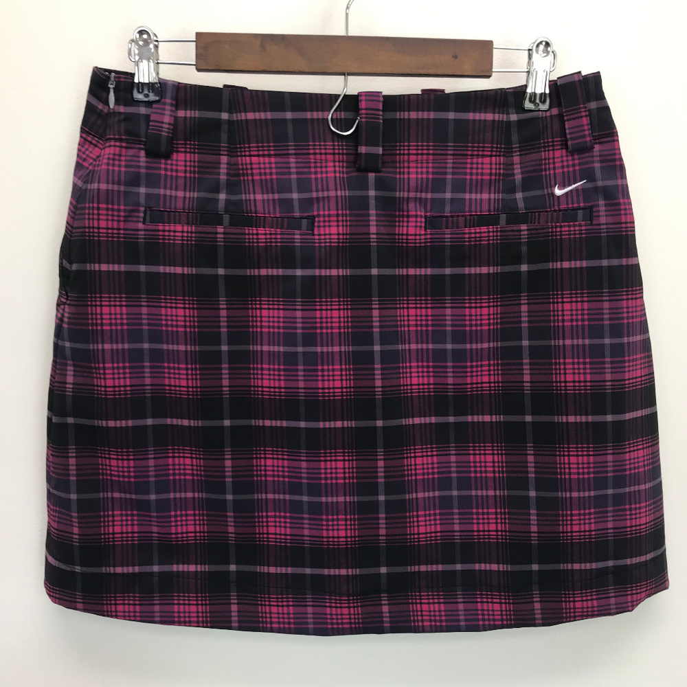 Nike Purple Tartan Golf Skort - Gem